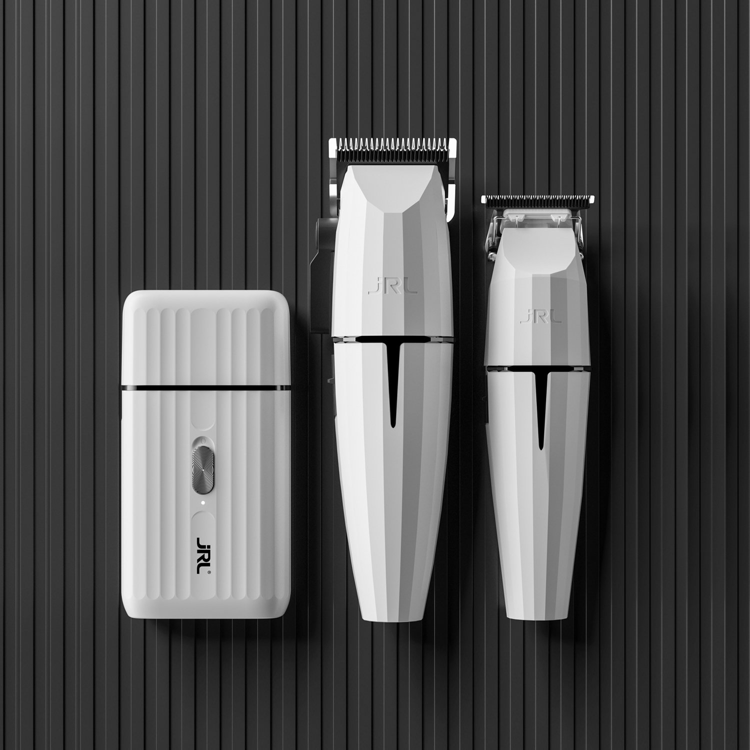 JRL GHOST KIT Clipper + Trimmer + Shaver + 2 x station – Mr. Mustache